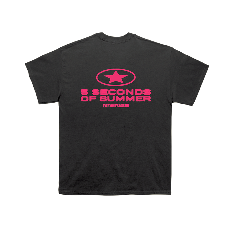 EVERYONE'S A STAR! Band T-Shirt (Black) | 5SOS Official AU Store - 5SOS ...
